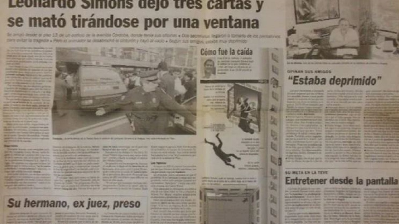 El suicidio de Leonardo Simons: Del éxito a la depresión