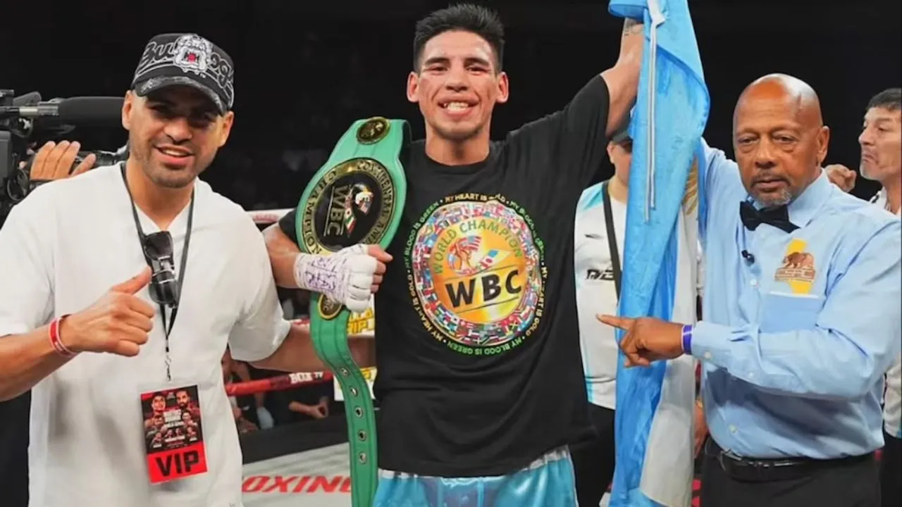Bebu Verón, el boxeador del oeste retuvo el título latino en Estados Unidos